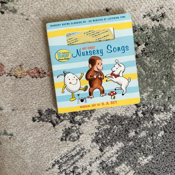 curious george | Toys | Vintage Curious George Baby Book Curious George ...
